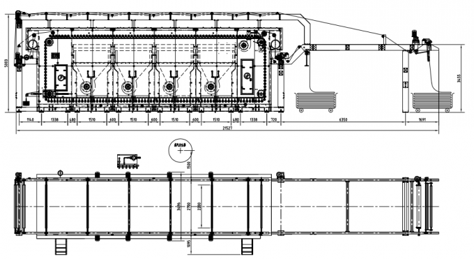 420m Content Continuous Loop Ager Automatic Textile Machine